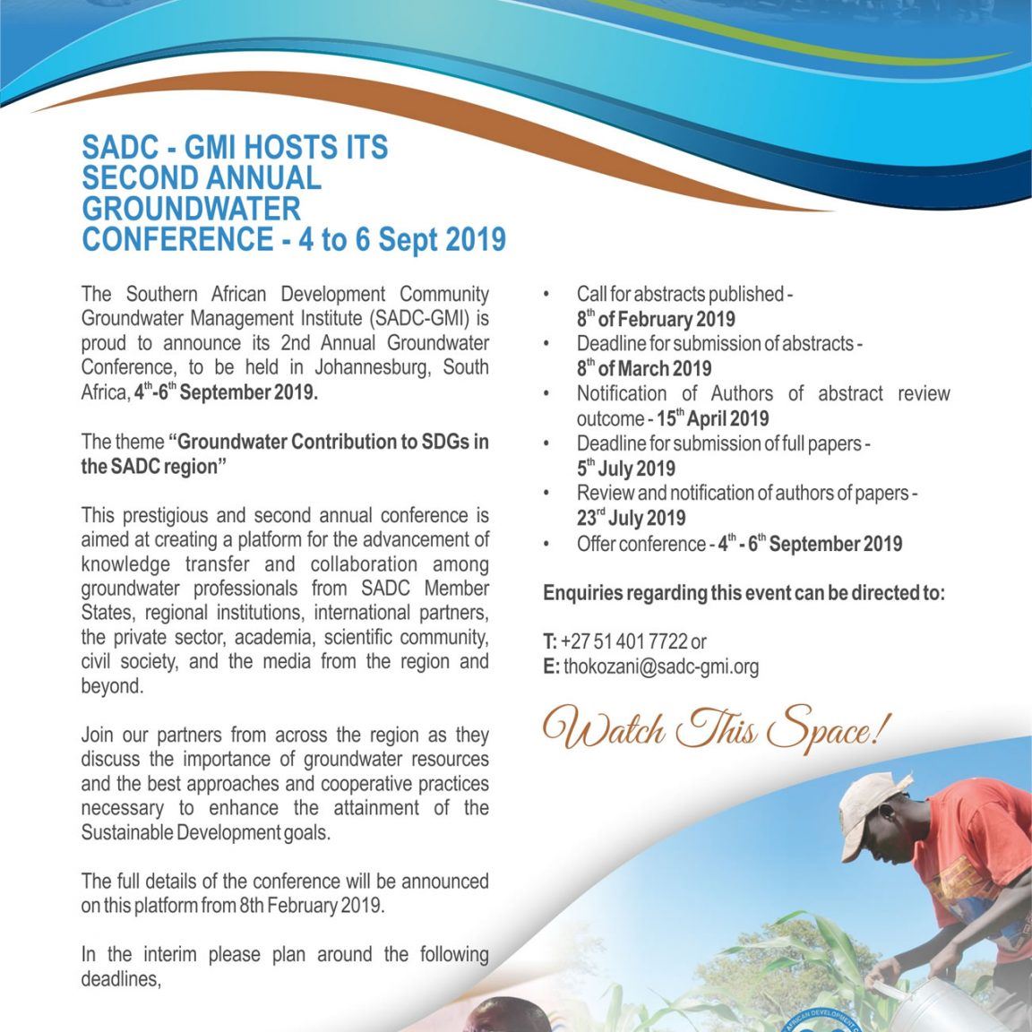 News & Announcements - SADC-GMI